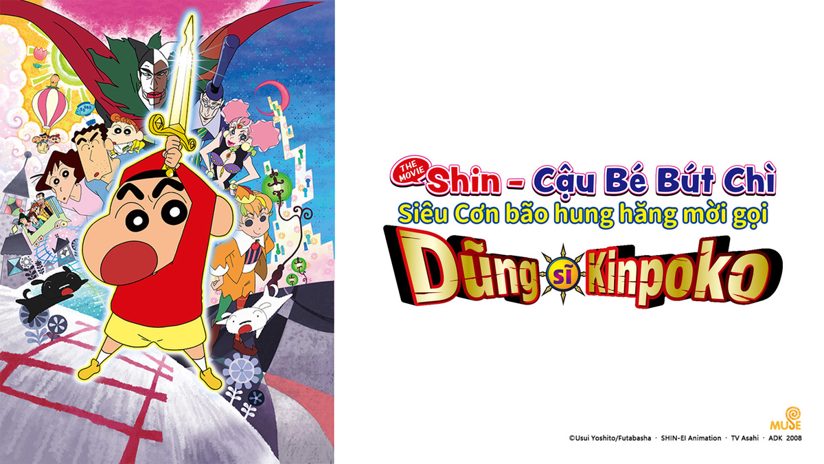 Shin - Cậu Bé Bút Chì: Cơn Bão Hung Hăng Mời Gọi! Dũng Sĩ Kinpoko ...